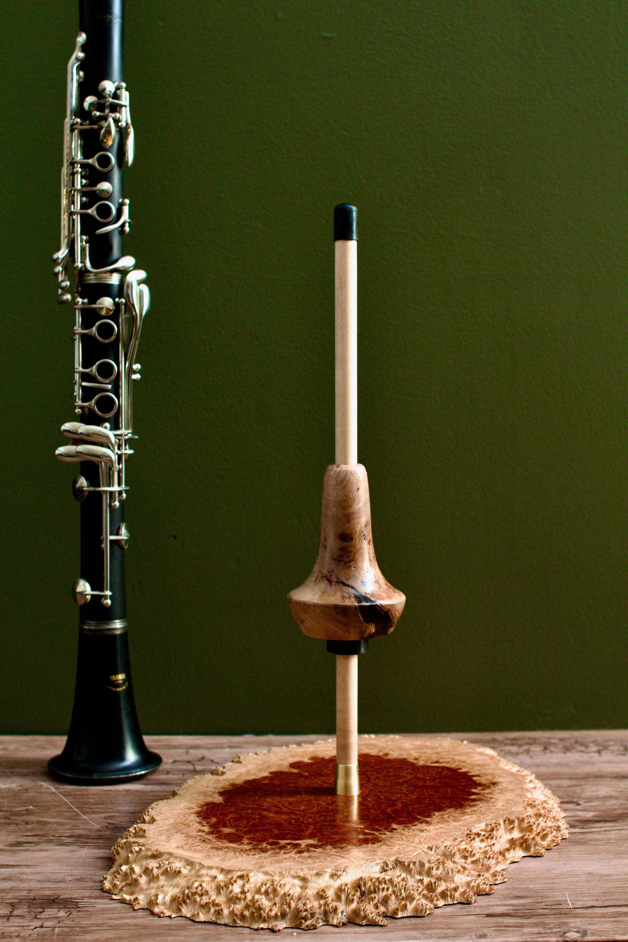 Solid Wood Bb Clarinet Stand – Wood & Winds